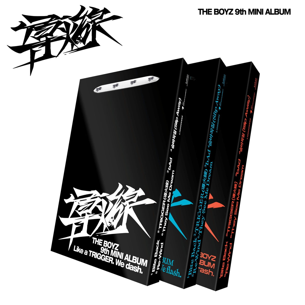 THE BOYZ 9th Mini Album Flash Ver. BLUE Ver. – HobiEgo
